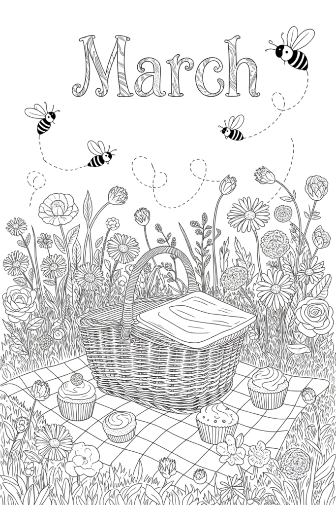 March Coloring Pages - Love For Coloring
