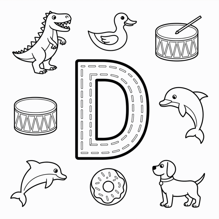 Coloring Pages Alphabets-Make Learning Fun For Your Kids