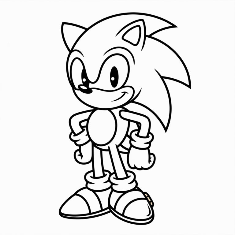 Sonic Coloring Pages - Love For Coloring