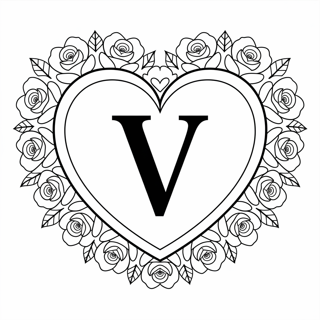 V Coloring Pages – Free Printable Alphabet Worksheets for Kids - Love ...