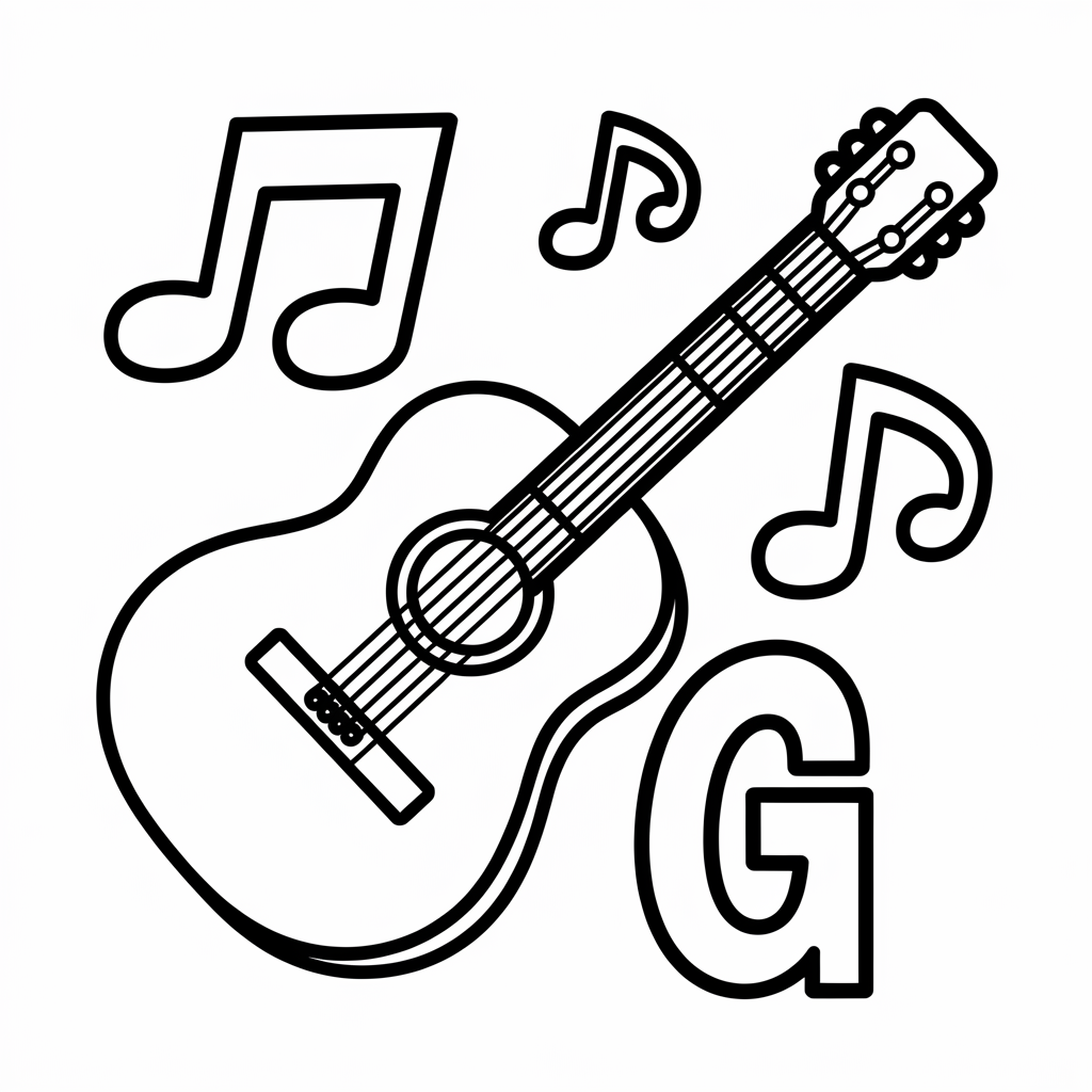 G coloring pages-Free printables - Love For Coloring