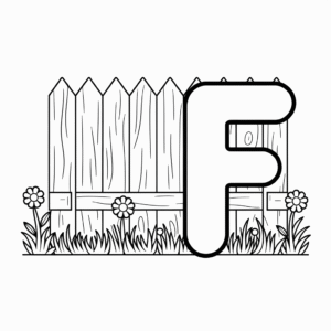 F coloring pages - Love For Coloring