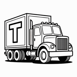 T Coloring Pages – Free Printable Alphabet Worksheets for Kids - Love ...