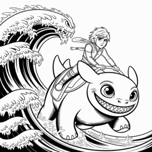 How To Train Your Dragon Coloring Pages - Love For Coloring