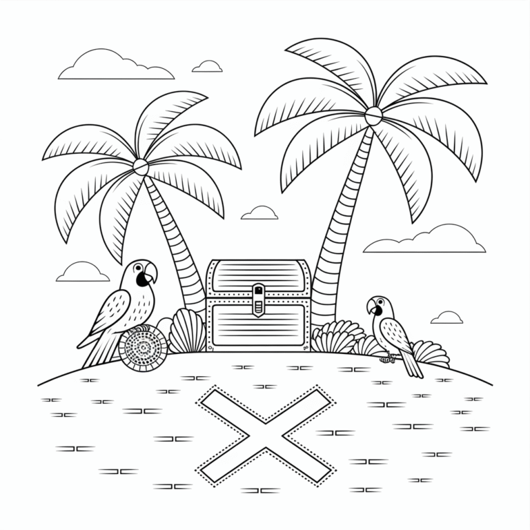 X Coloring Pages – Free Alphabet Printables for Kids - Love For Coloring