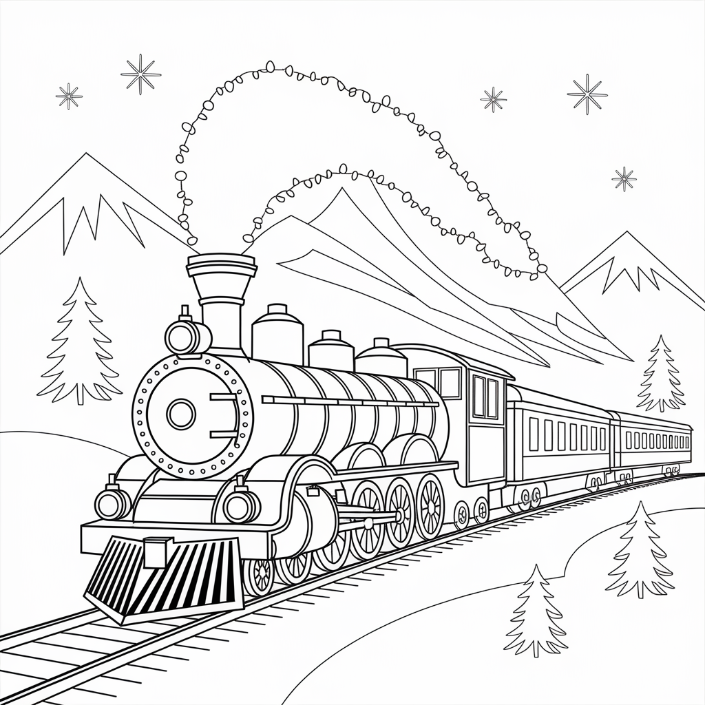 Christmas coloring pages-Free printable - Love For Coloring
