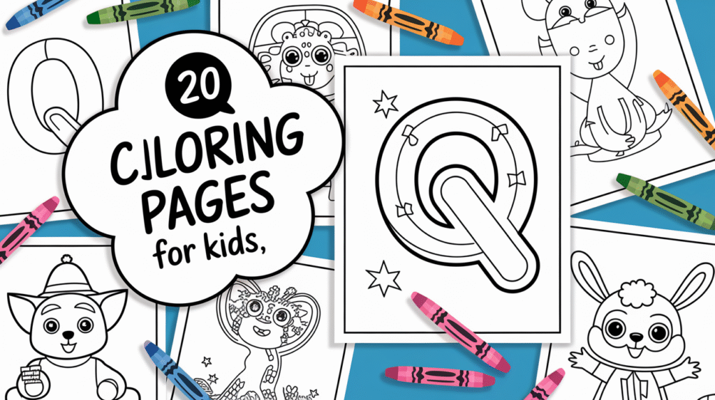 Q Coloring Pages – Free Printable Alphabet Worksheets for Kids - Love ...