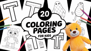 T Coloring Pages – Free Printable Alphabet Worksheets for Kids - Love ...