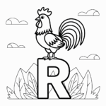 R Coloring Pages – Free Printable Alphabet Worksheets for Kids - Love ...