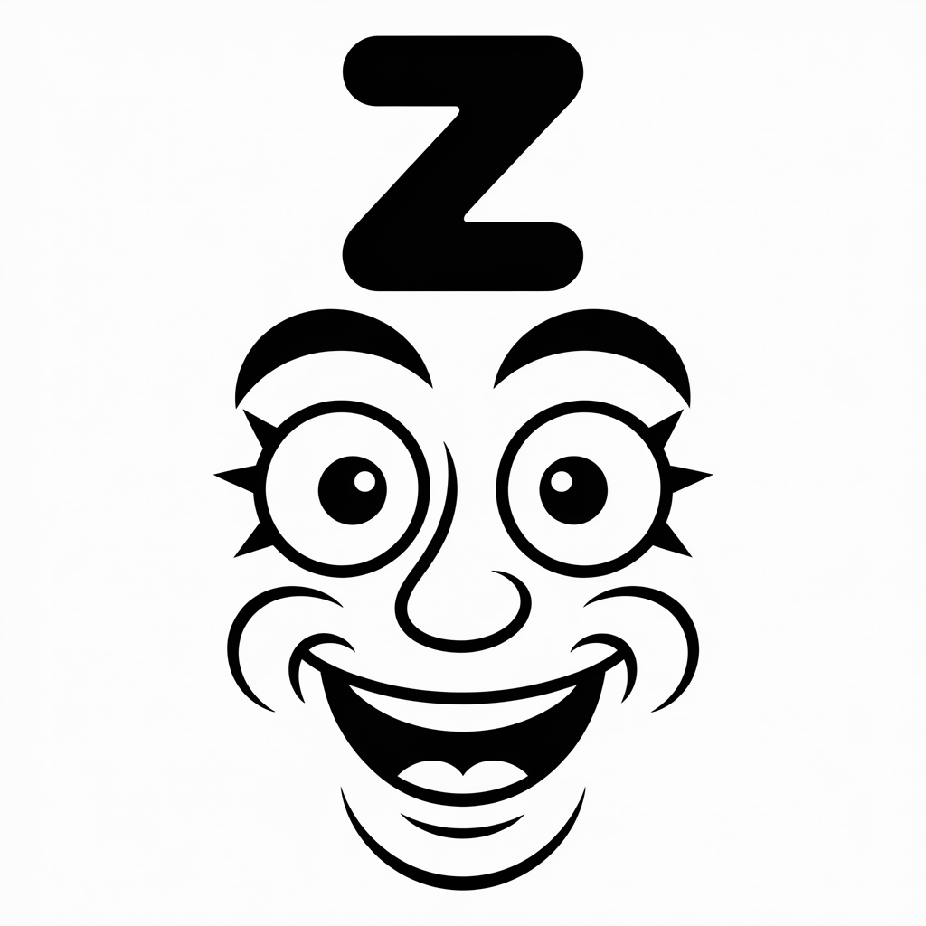 Z coloring pages—free printables - Love For Coloring