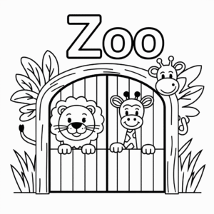 Z coloring pages—free printables - Love For Coloring