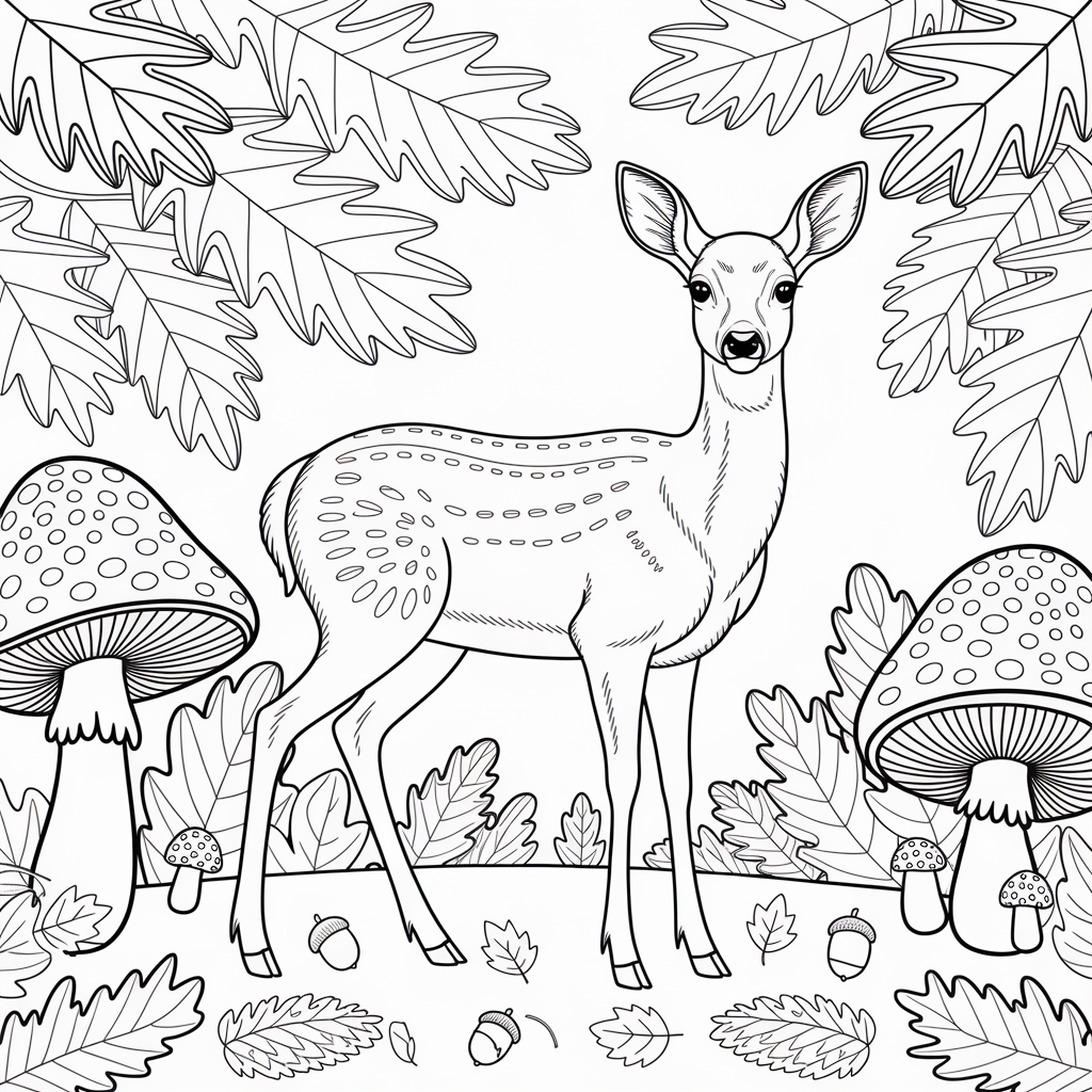 20 Autumn coloring pages for adults - Love For Coloring