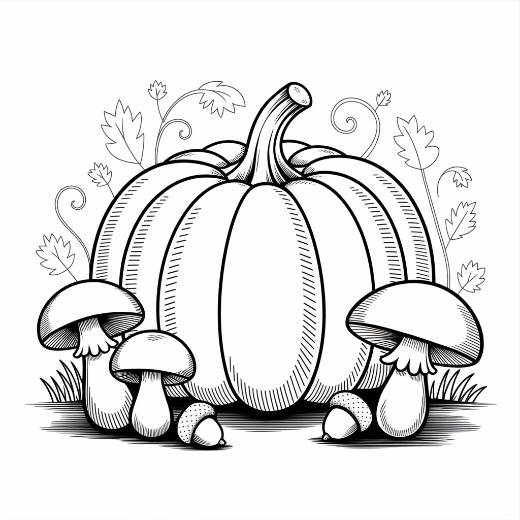 20 Pumpkin Coloring Pages – Fun Free Printables for All Ages - Love For ...