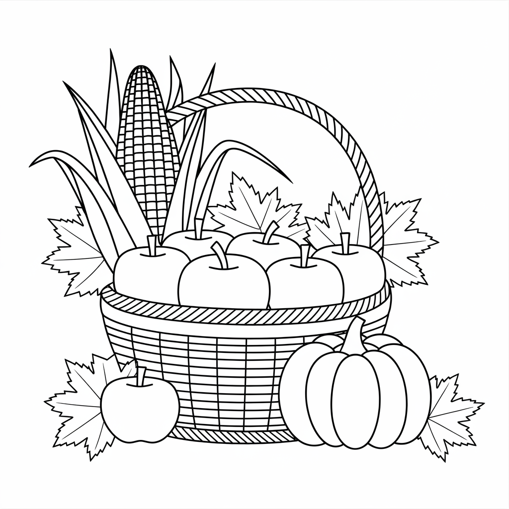 20 Fall coloring pages - Love For Coloring
