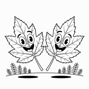 20 Fall Leaves Coloring Pages – Free Printable Autumn Designs - Love ...