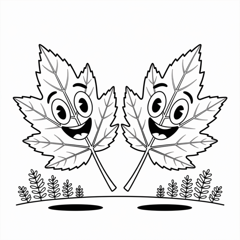 20 Fall Leaves Coloring Pages – Free Printable Autumn Designs - Love ...