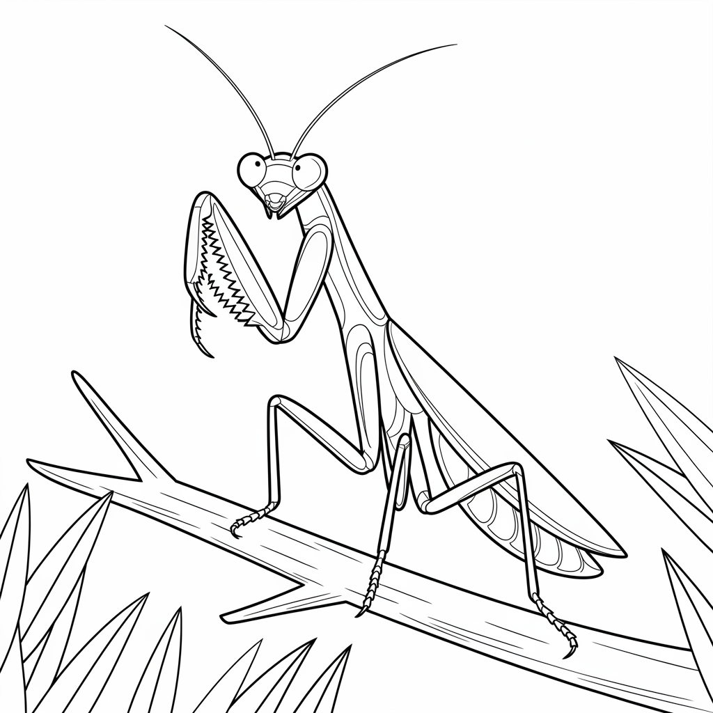 Coloring pages for insects - Love For Coloring