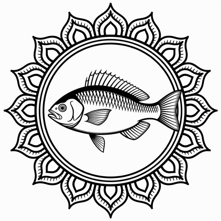 Coloring pages rainbow fish - Love For Coloring