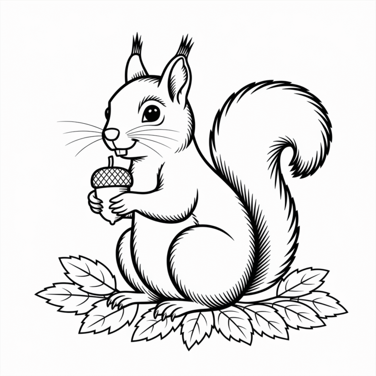 20 Fall Leaves Coloring Pages – Free Printable Autumn Designs - Love ...