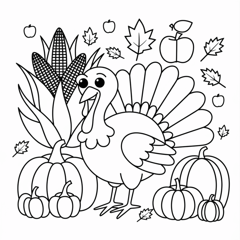 20 Autumn Coloring Pages – Free Fall Printables for All Ages - Love For ...
