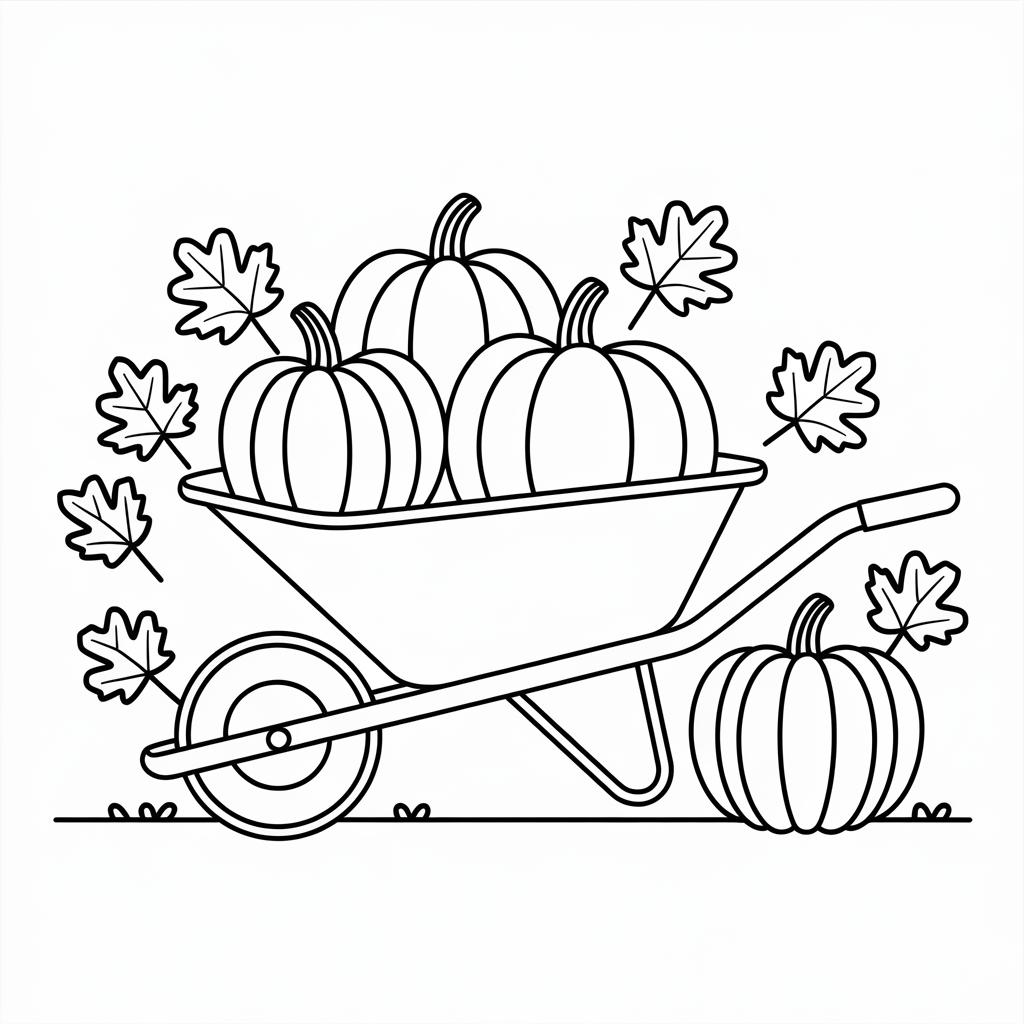 20 Pumpkin patch coloring pages - Love For Coloring