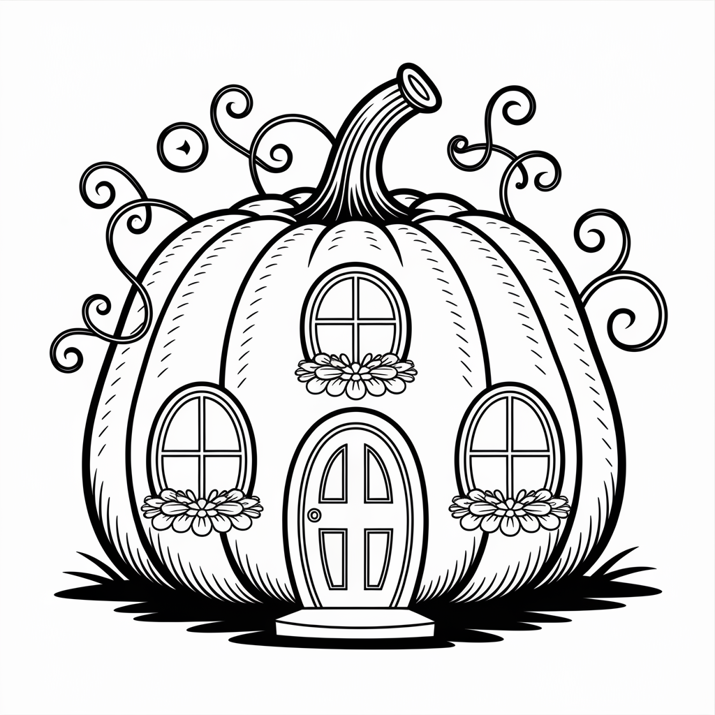 20 Pumpkin Coloring Pages – Fun Free Printables for All Ages - Love For ...