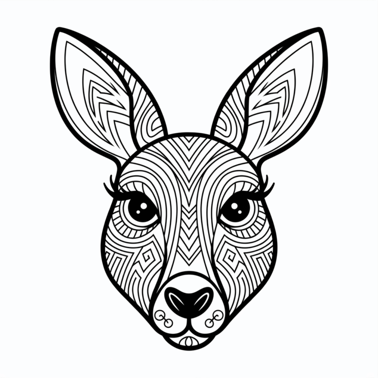 20 Kangaroo Coloring Pages – Free, Printable & Fun - Love For Coloring