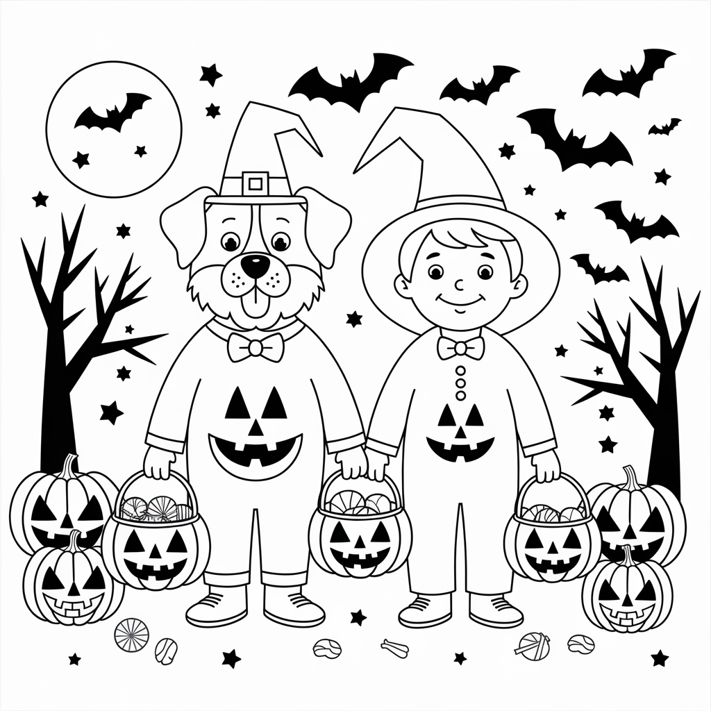 20 Halloween coloring pages for adults - Love For Coloring