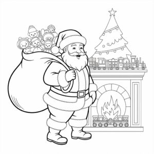 20 Christmas Santa Claus Coloring Pages – Free Printables for Holiday ...
