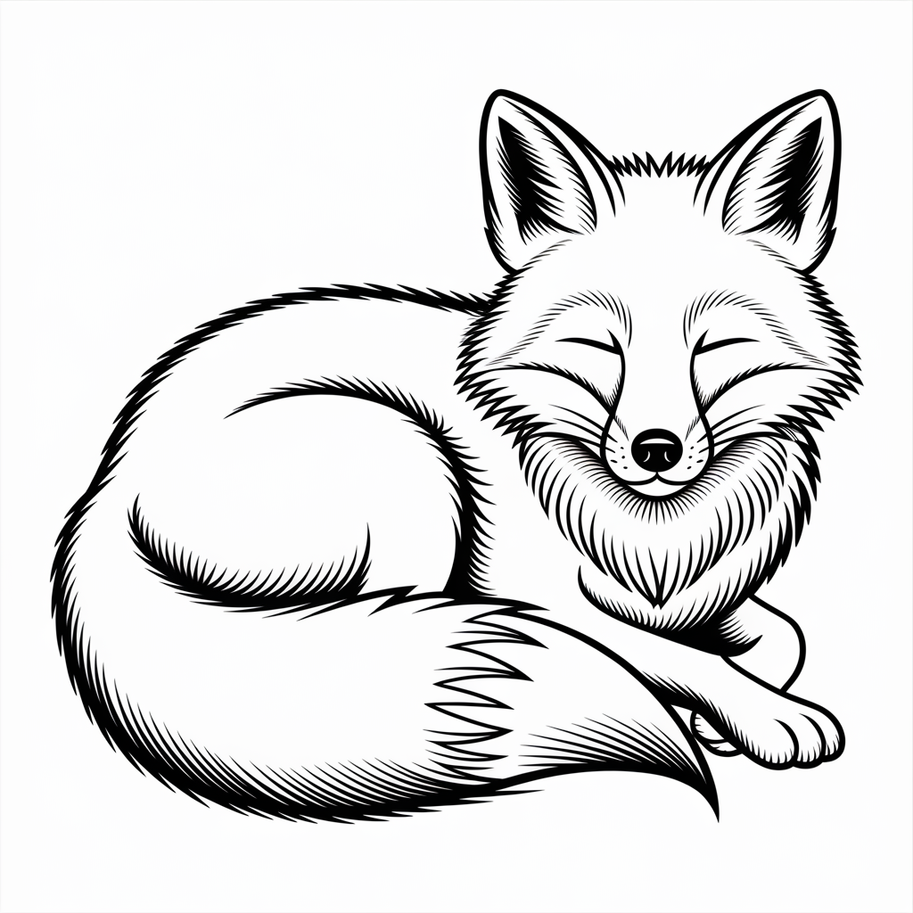 Fox Coloring Pages – Fun & Creative Printables for All Ages - Love For ...
