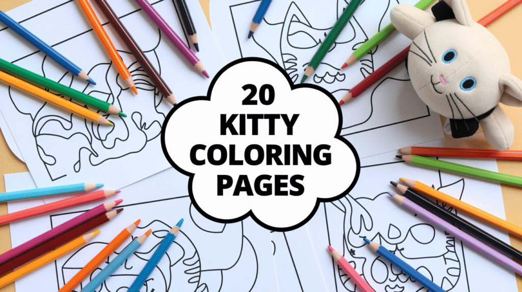 Kitty Coloring Pages – Fun & Adorable Printables for All Ages - Love ...