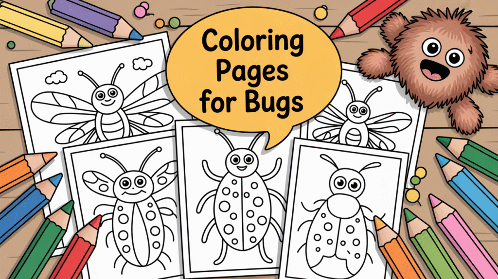 Coloring pages for bugs - Love For Coloring