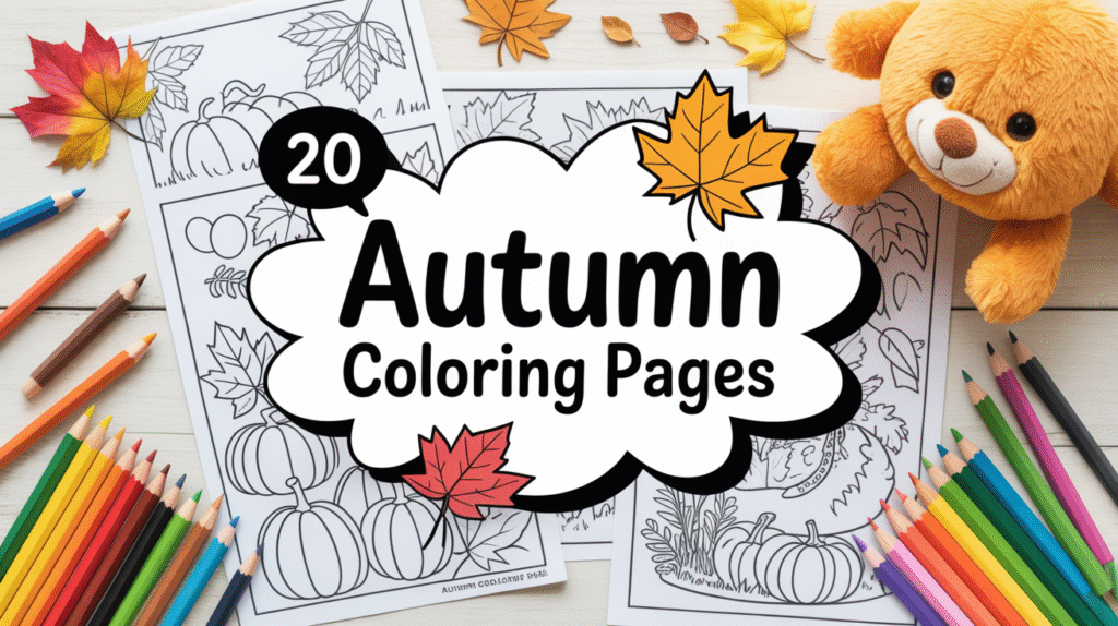 20 Autumn Coloring Pages – Free Fall Printables for All Ages - Love For ...