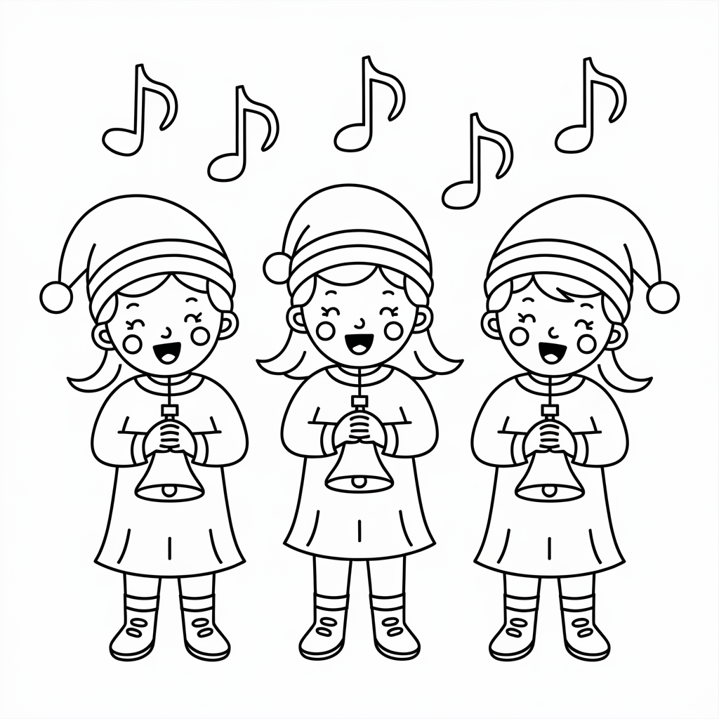 20 Christmas Bells Coloring Pages Free to Print for Kids & Adults ...