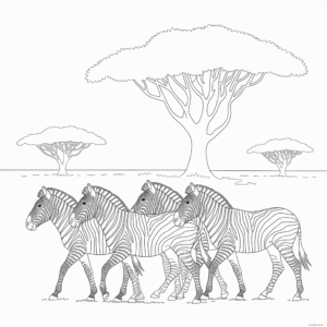 Zebra Coloring Pages – Fun & Creative Printables for All Ages - Love ...