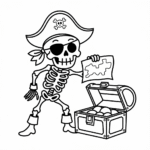 Skeleton Coloring Pages – Free Printable Fun for Kids and Adults - Love ...