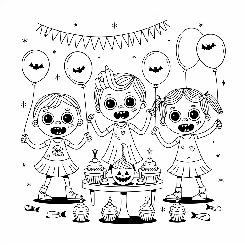 Scary Halloween Coloring Pages - Love For Coloring