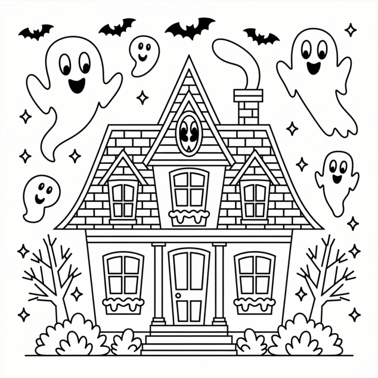 Halloween coloring pages for toddlers - Love For Coloring