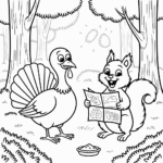 Thanksgiving coloring pages for kids - Love For Coloring