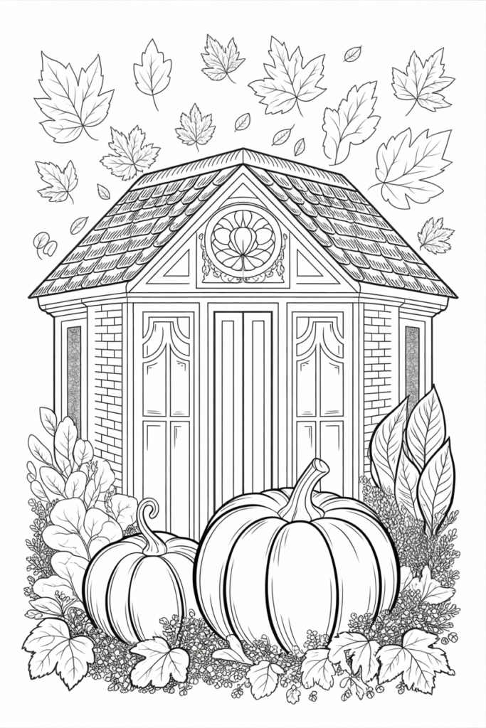 Fall Coloring Pages for Adults - Love For Coloring