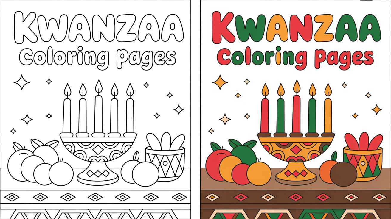 Kwanzaa Coloring Pages - Love For Coloring
